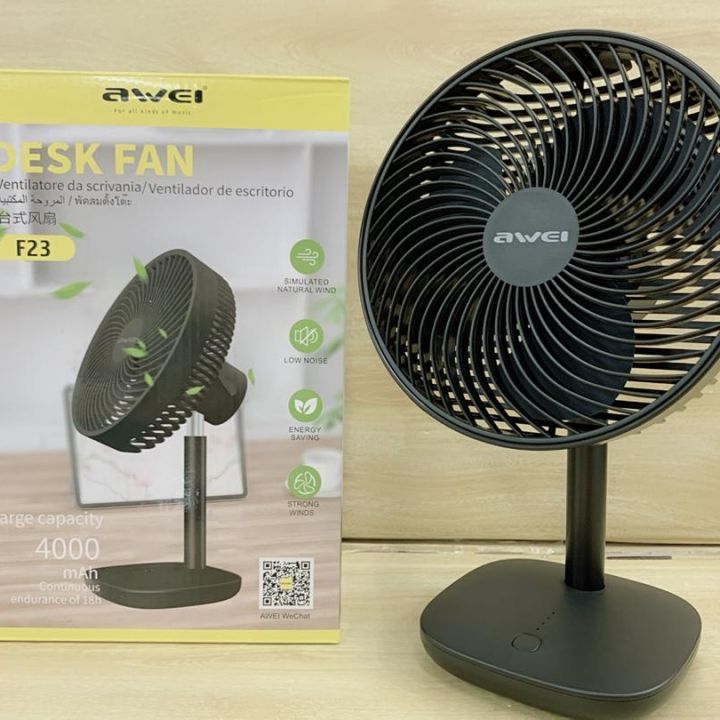 AWEI DESK FAN VENTILATORE DA SCRIVANIA/VENTILADOR DE ESCRITORIO MODEL ...