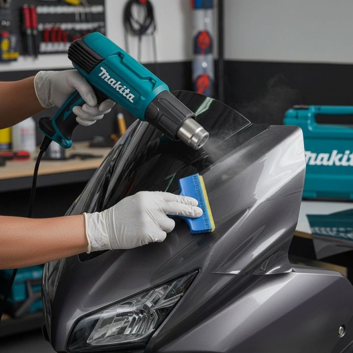 GARANSI Makita Hot Air Gun Heat Gun pistol Pemanas Kaca Film Pemanas ...