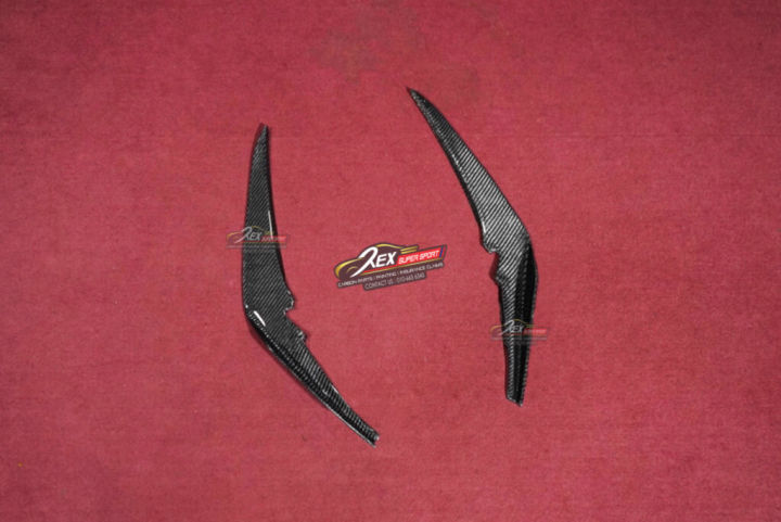 Honda Civic FL5 Type R Front Canard CT Real Carbon Fiber One Pair | Lazada