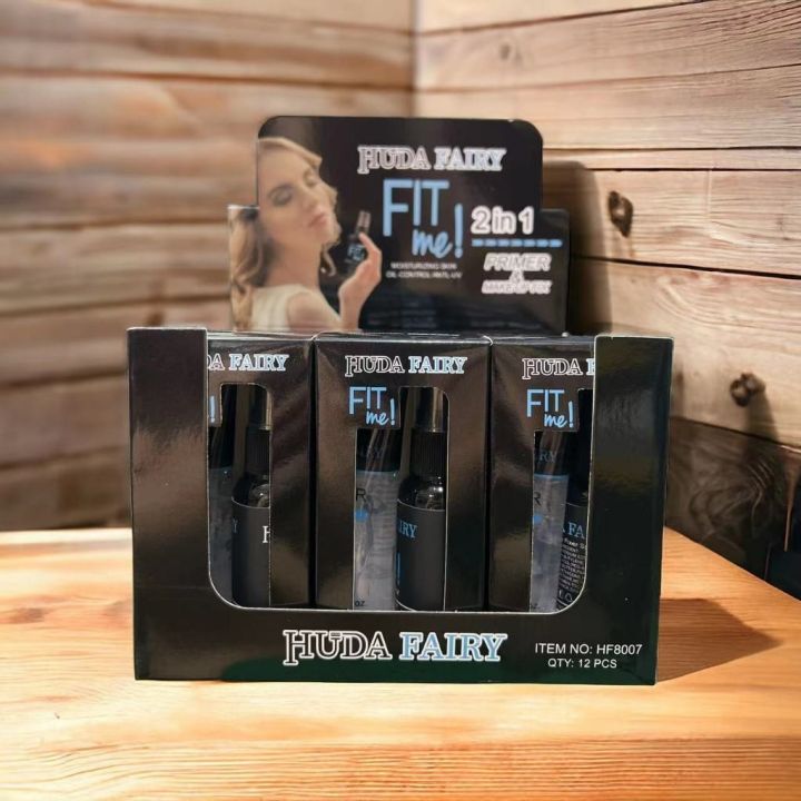Huda Fairly Fit Me 2 IN 1 Primer + Fixing Spray | Lazada