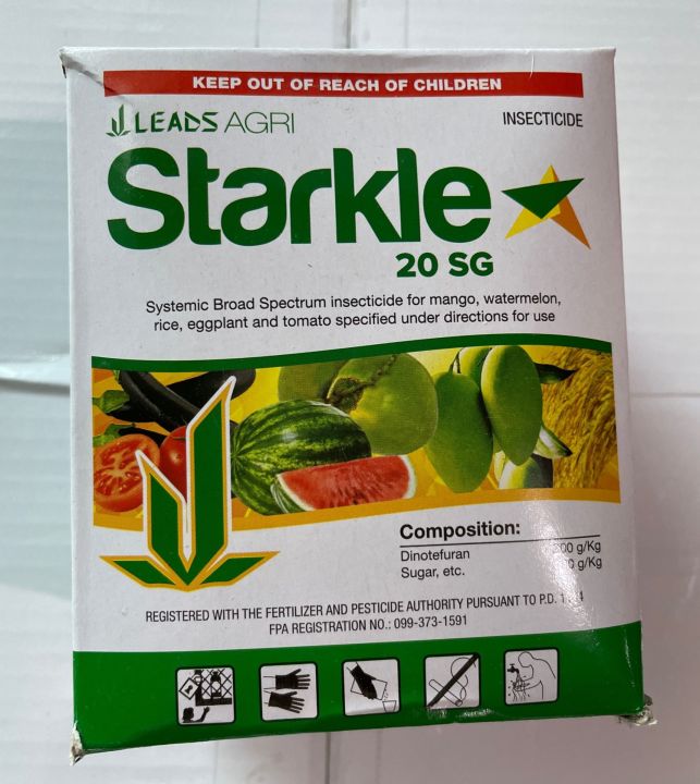 Starkle 20 Sg Insecticide Dinotefuran Box (10x25g box / 25g sachet ...
