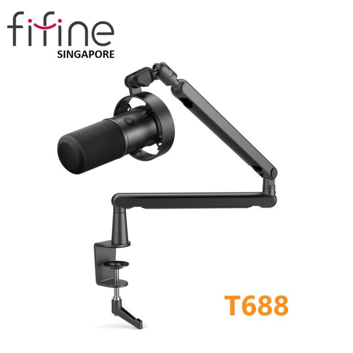 FIFINE T688 – Combination of K688 USB/XLR Dynamic Podcast Microphone ...