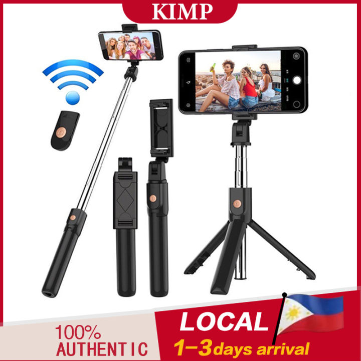 2023 New 4 In 1 Selfie Stick With Fill Light Tripod Monopod Wireless
