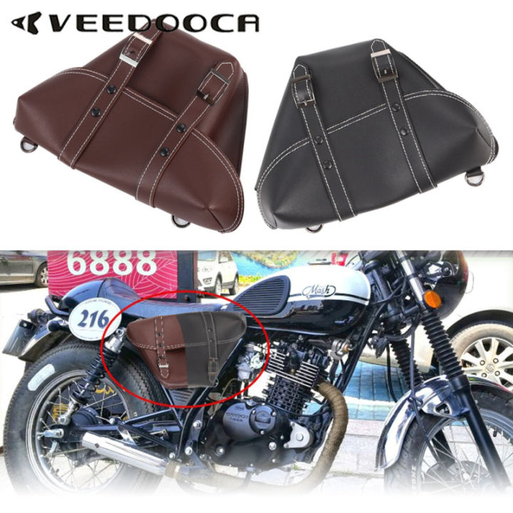 VEEDOOCA 1 Pair Motorcycle Side Saddle Bag Seat Tube Side Hanging ...