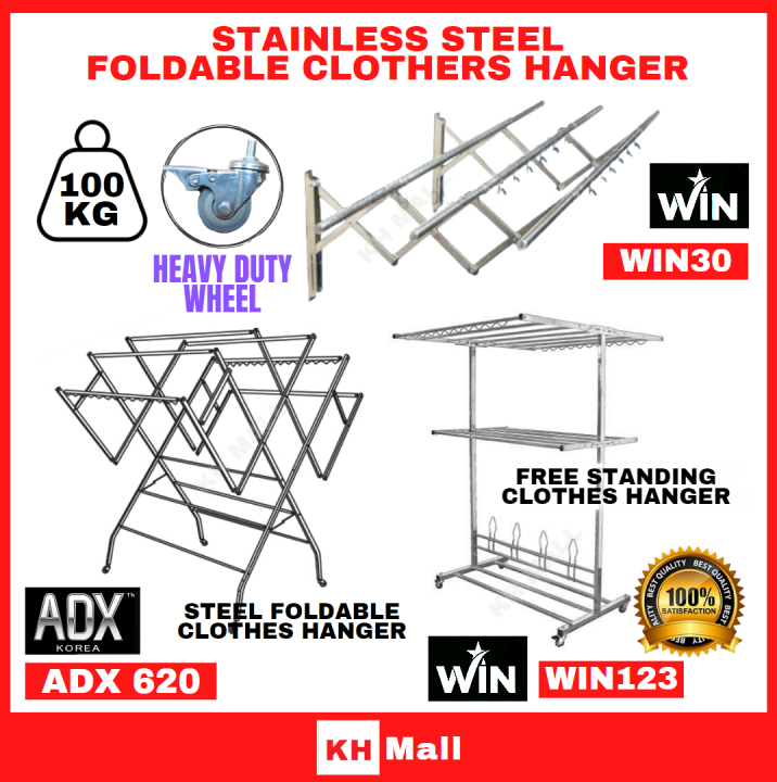 ADX 620/ Win 30/ Win 123 Foldable Mobility Stainless Steel Clothes ...