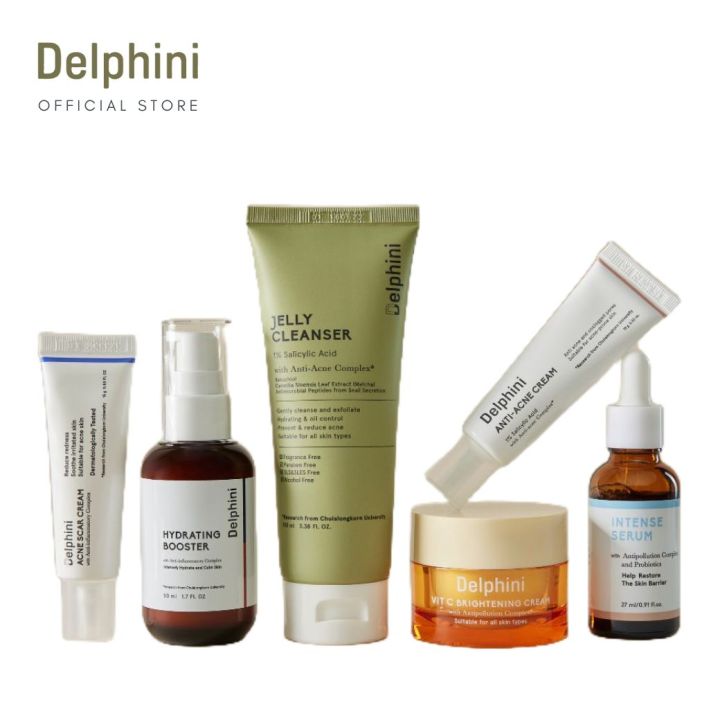 DELPHINI ANTI POLLUTION & ACNE SET | Lazada.co.th