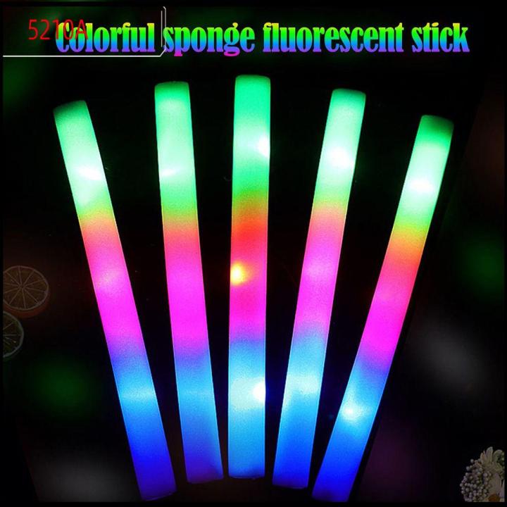 5210A 1/5pcs กิจกรรม เรืองแสงในที่มืด สำหรับงานปาร์ตี้เทศกาล คอนเสิร์ต แท่งเรืองแสง ไฟ LED ...