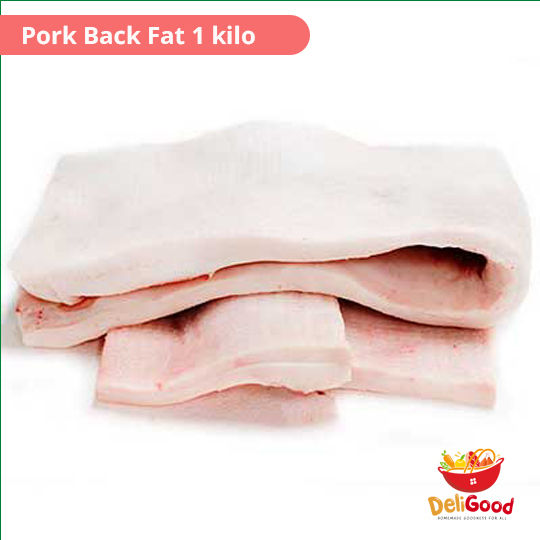Pork Back Fat Skinless 1 kilo | Lazada PH