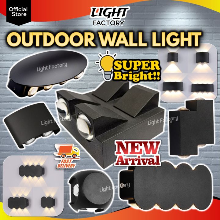 Outdoor LED Wall Light IP65 Weatherproof Up Down LED Outdoor Wall Lamp ...