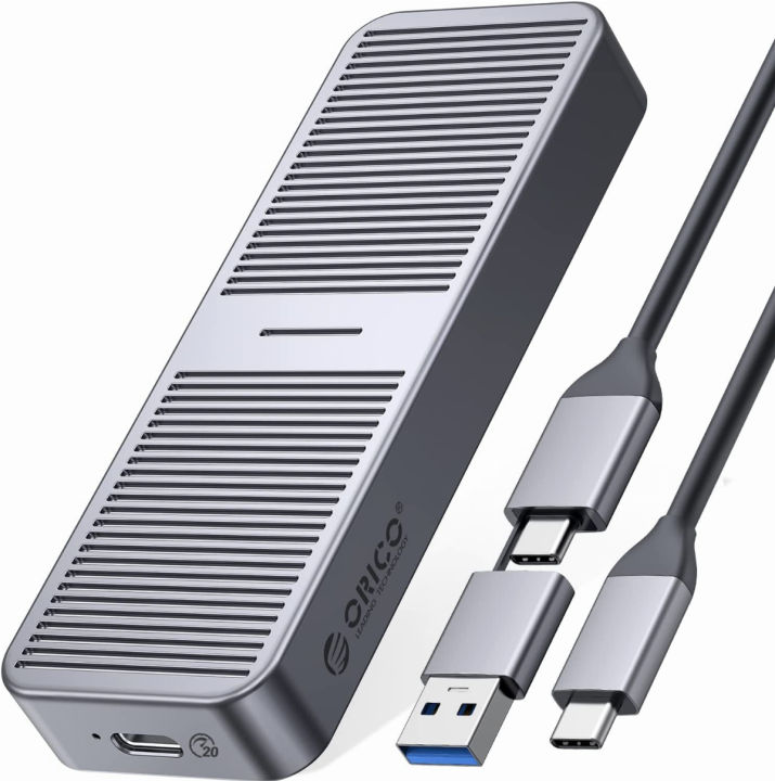 ORICO Upgraded Aluminum M.2 NVMe SSD Enclosure Reader 20Gbps to USB C 3 ...