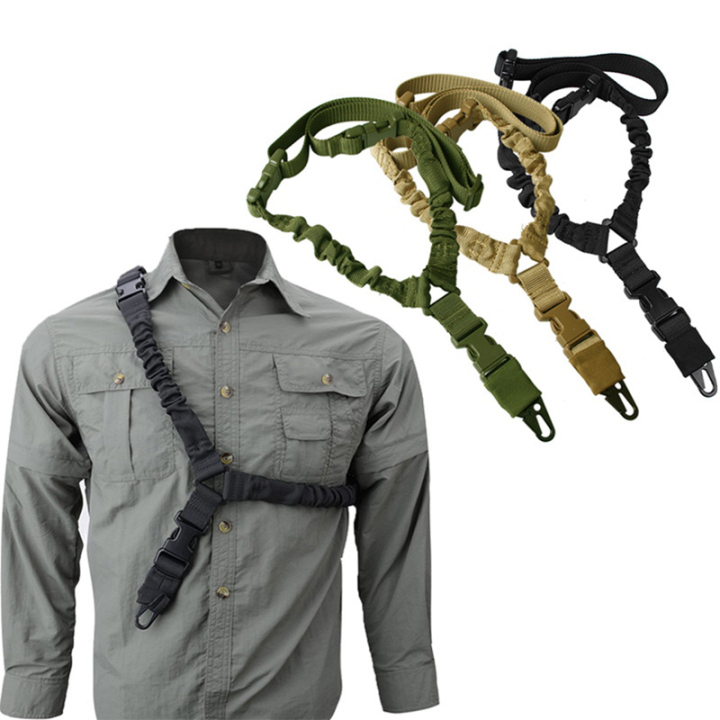 One Single Point Bungee Sling Strap with Length Adjuster Tactical Rope ...