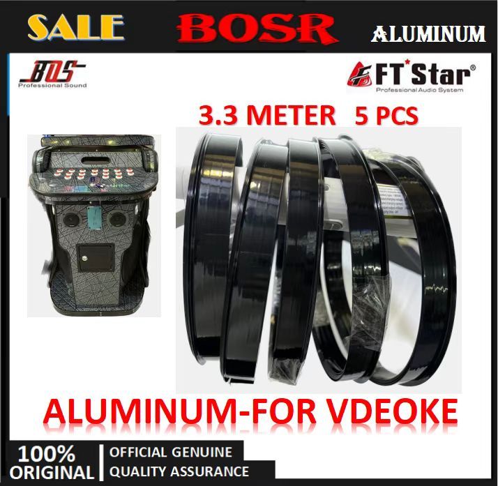 FT-STAR Aluminum Counter Nosing Videoke BLACK & GOLD 3.3METER EACH ...