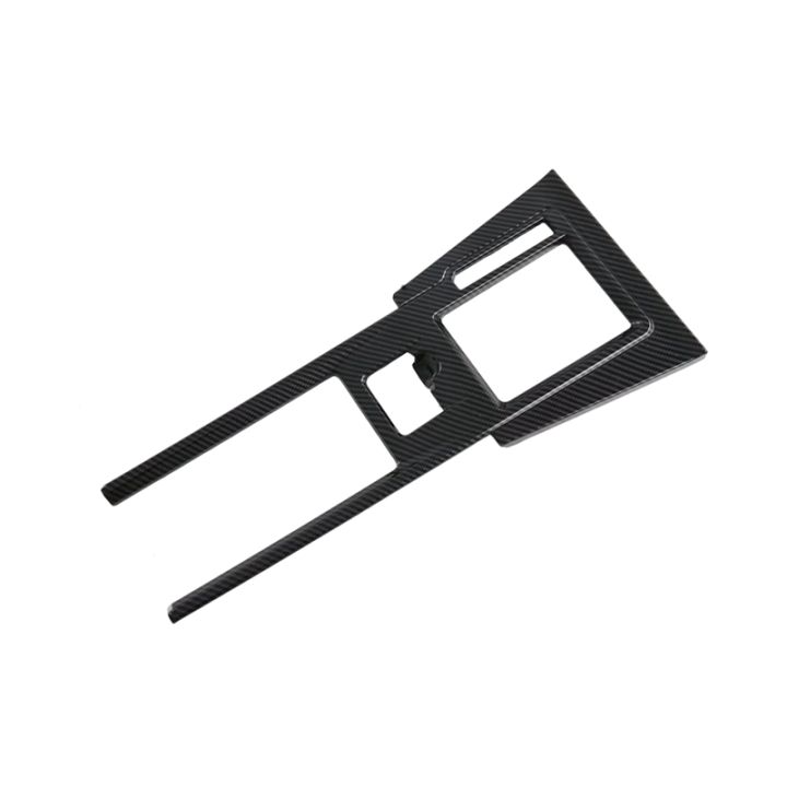 Center Console Gear Panel Cover Car Center Console Accessories Carbon ...