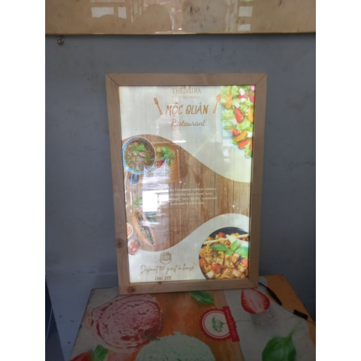 Khung tranh điện siêu mỏng Menu led Poster led, tranh led, hộp đèn ...