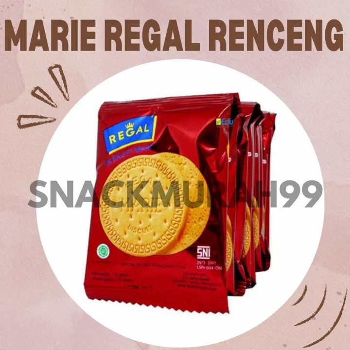 Biskuit Marie Regal 1 Renceng 12 gram Isi 10 Pcs | Lazada Indonesia