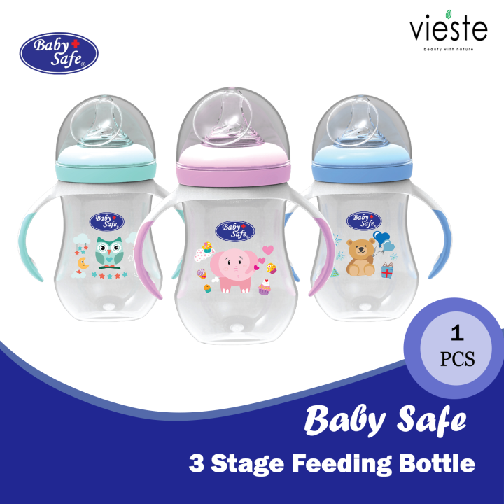 BABY SAFE Botol Susu Wide Neck WN30 - Botol Susu Berfungsi Hingga Tiga ...