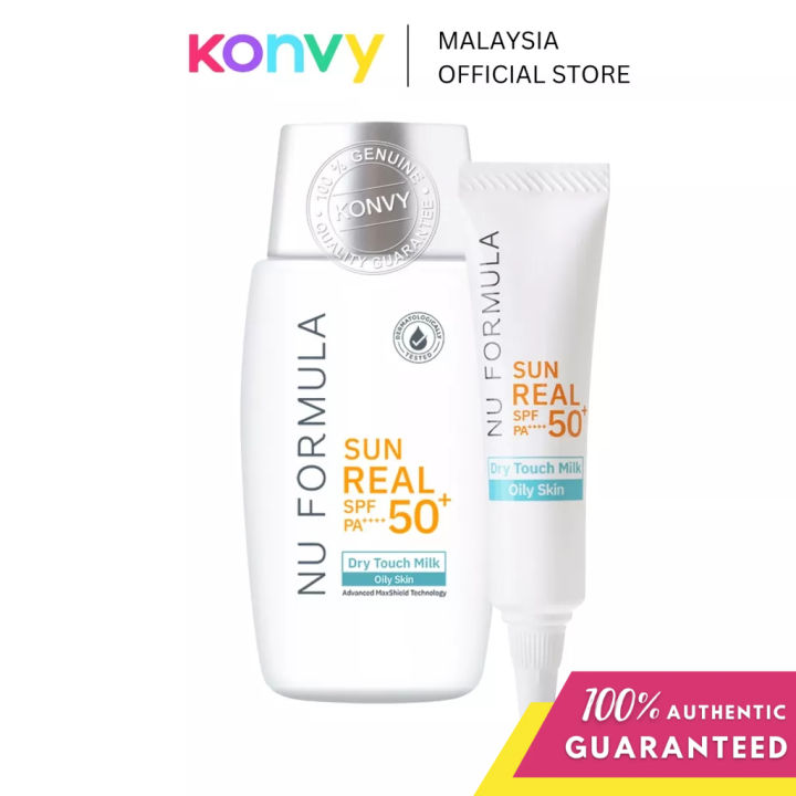 Nu Formula Sun Real SPF50+ PA++++ Dry Touch Milk (8/40g) | Lazada