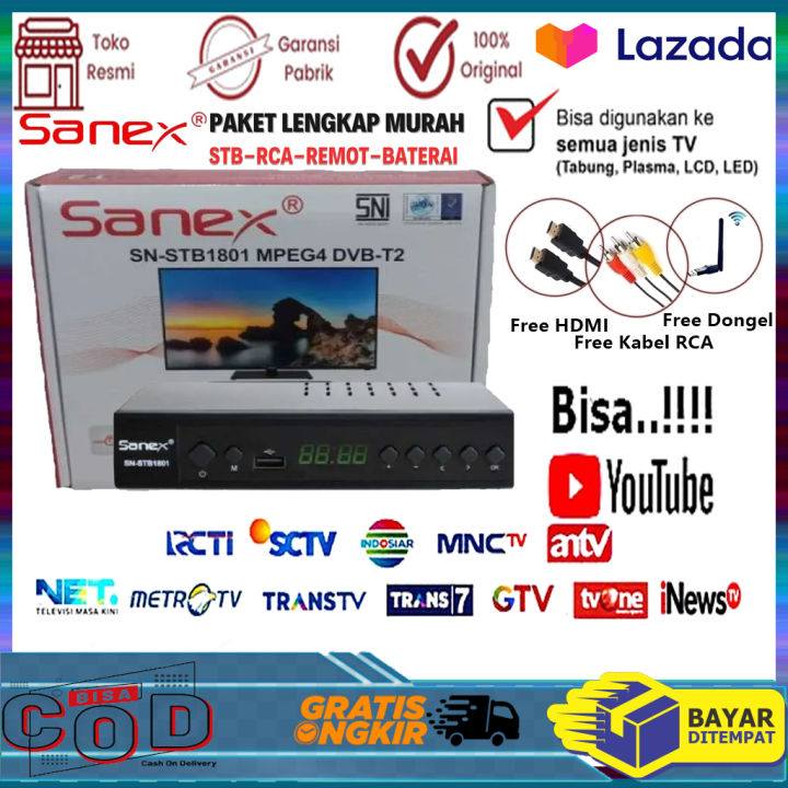 SET TOB BOX SANEX Tv Digital STB SANEX SEMUA JENIS TV BISA JERNIH ...