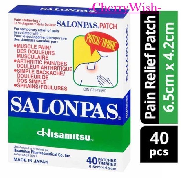 40s / 80s Salonpas Pain Relieving Patch 40 / 80 patches | Lazada