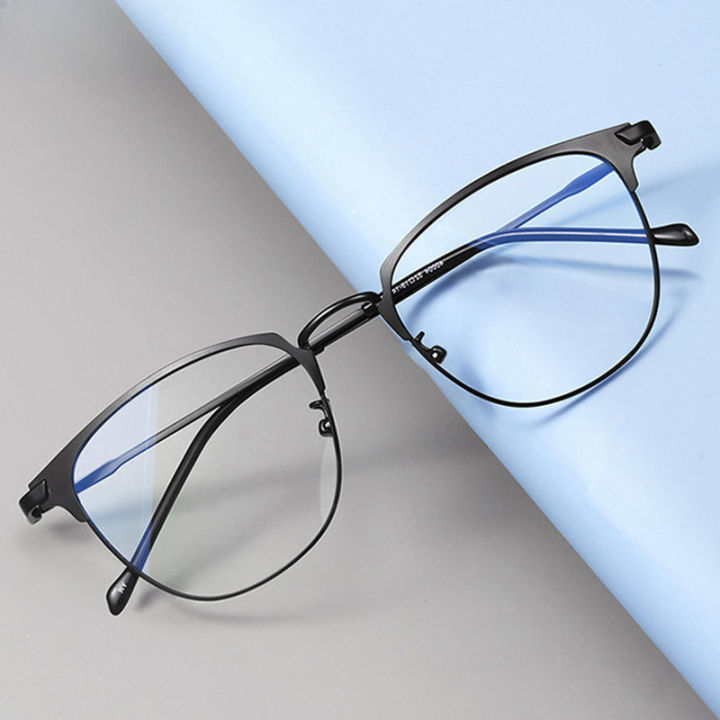 -6.00 ~ 0 Student Myopia Glasses Men's Rend Anti-blue Light Nearsighted ...