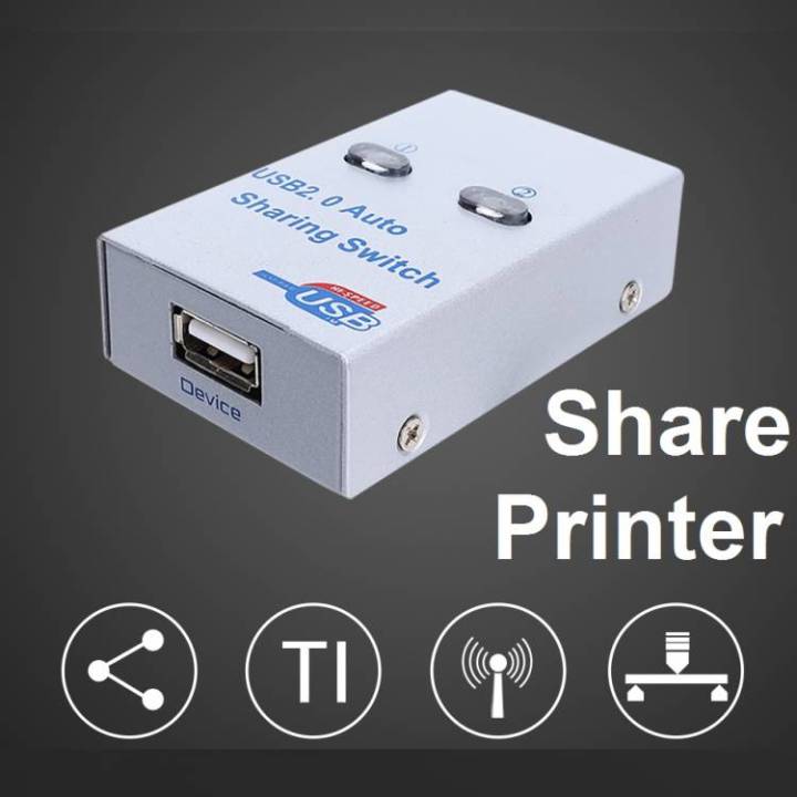 Switch Hub Cabang Otomatis USB 2 port to 1 Printer Network | Lazada ...