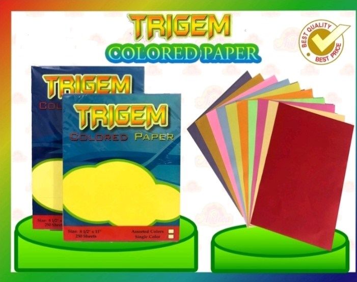 COLORED PAPER/FOR ARTS AND SCHOOL PROJECTS 250 SHEETS PER 1 REAM IN ...