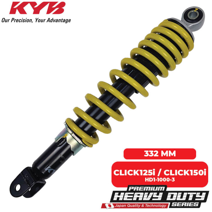 KYB Heavy Duty Click 125i / Click 150i [332mm] Motorcycle Shock ...