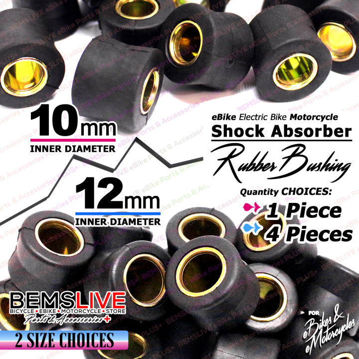 BEMS Motorcycle Shock Absorber Rubber Bushing eBike eTrike Rubber Shock ...