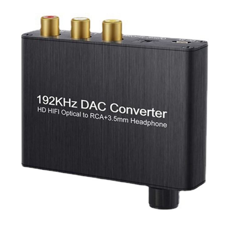 192KHz DAC Converter Digital to Analog Converter with Headphone ...