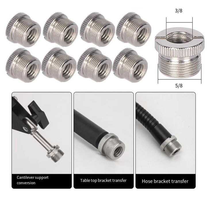 5/8 Inch Male to 3/8 Inch Female Mic Screw Adapter for Tripod ...