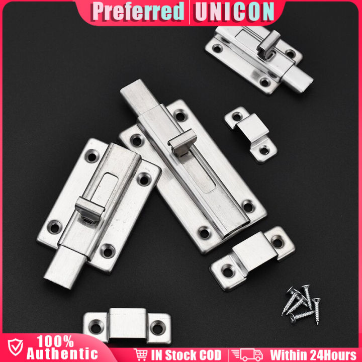 Durable 2/3/4 Inches Stainless Door Shed Lock Bolt for Toilet Bedroom ...