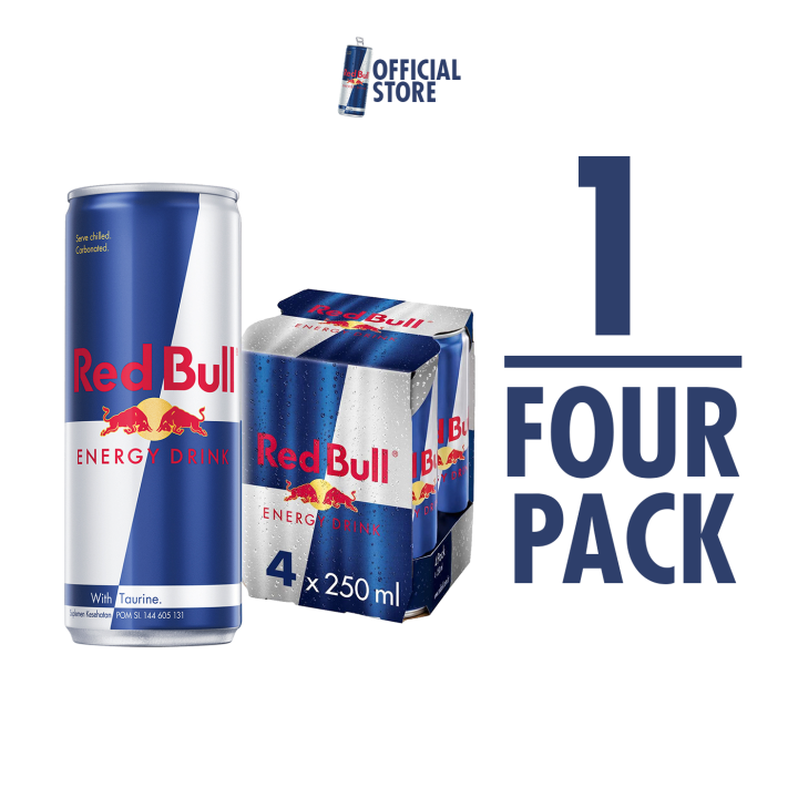 Red Bull Energy Drink, 250ml (4pack) | Lazada Indonesia