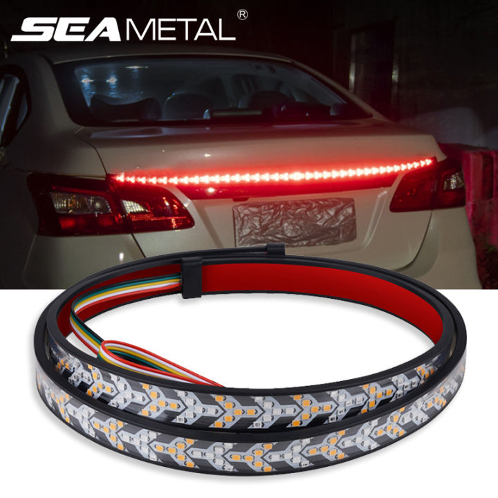 12V/24V Car LED Tail Light Flexible Turn Signal Lamp Strips Car Trunk ...