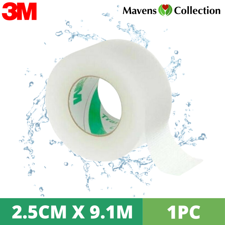 3M Transpore 2.5cm x 9.1m Surgical Tape - Repack by Mavens Collection ...