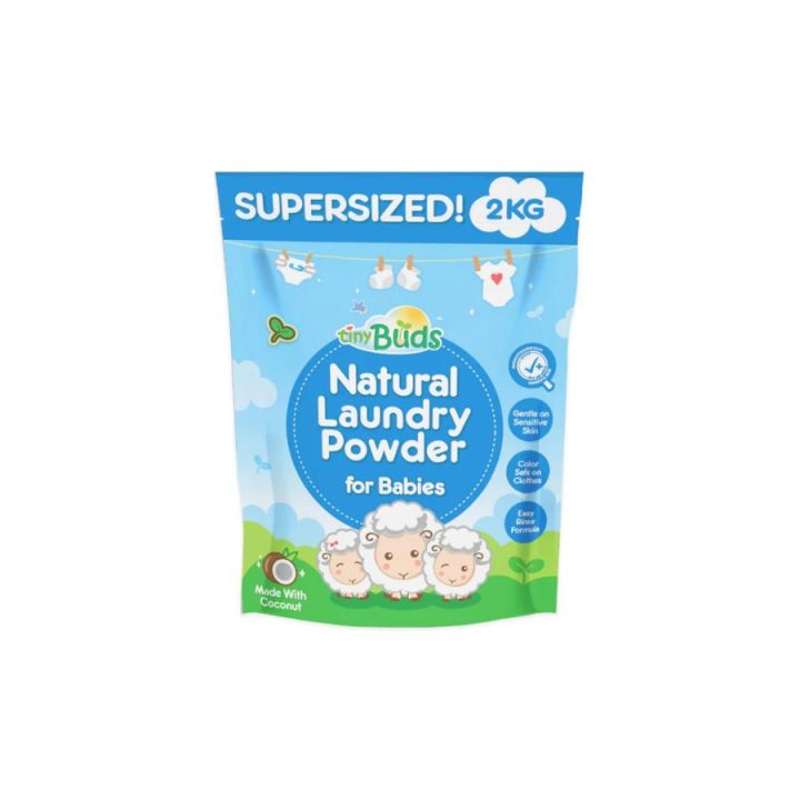 Tiny Buds Natural Laundry Powder Detergent (2kg) | Lazada PH