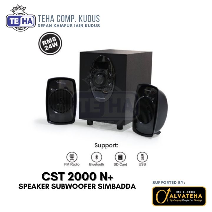 Speaker Simbadda CST 2000N Subwoofer Power Bass Speaker Aktif | Lazada ...