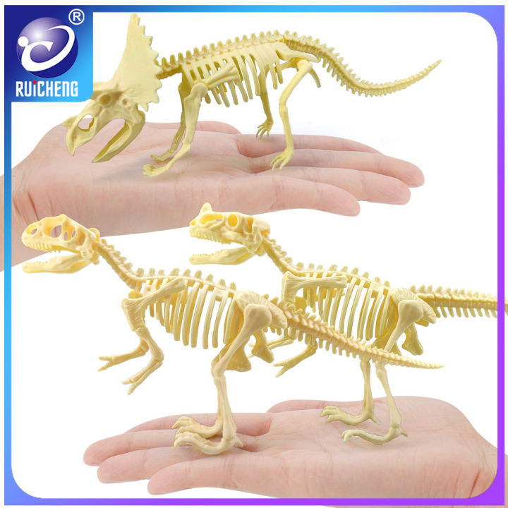 RUICHENG Kids Toy Simulation Dinosaur Fossil 3D DIY Dinosaur Skeleton ...