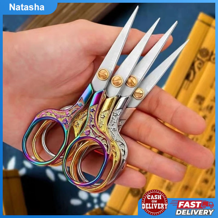 Vintage Plum Scissors Stainless Steel Household Scissors Window ...