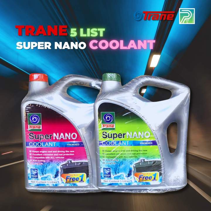 น้ำยารักษาหม้อน้ำ TRANE SUPER NANO COOLANT ขนาด 5 ลิตร แบบพร้อมใช้ ...