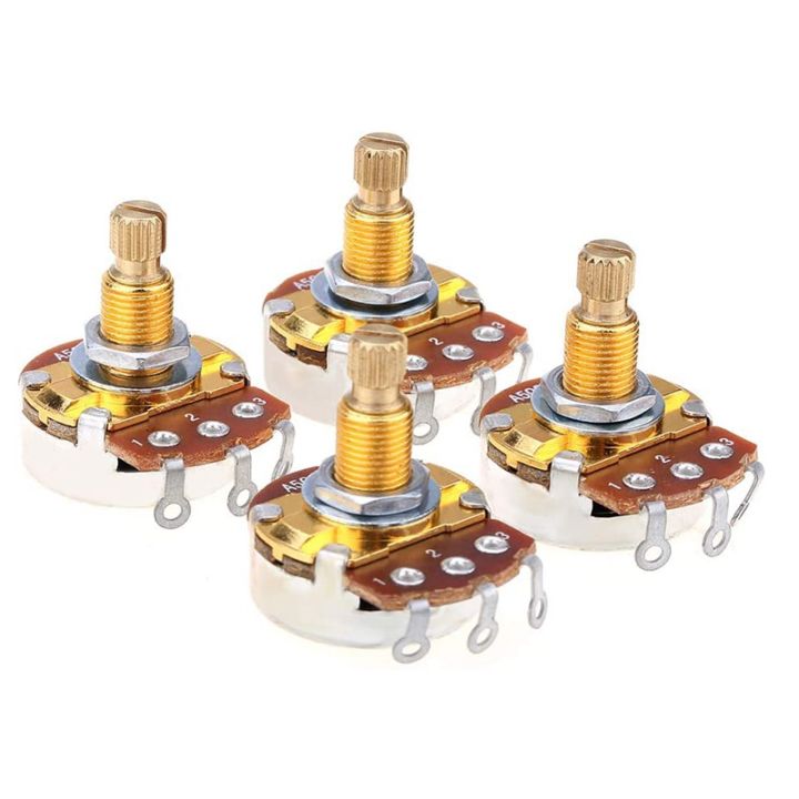 Shaft Full Metric Sized Control Pots A500K Audio Taper Potentiometers ...