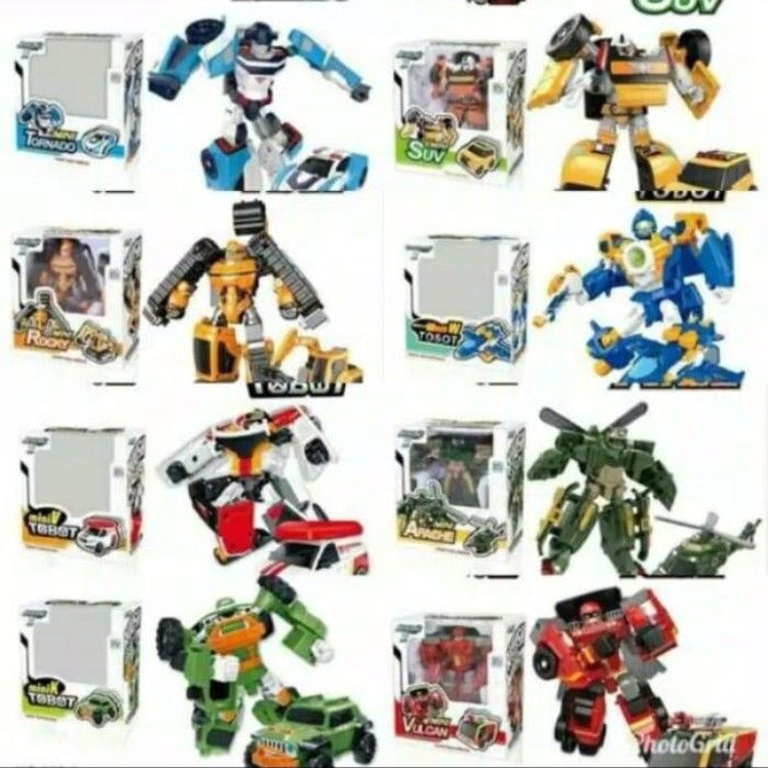 TOBOT MINI MAINAN ROBOT BISA JADI MOBIL TRANSFORMER | Lazada Indonesia