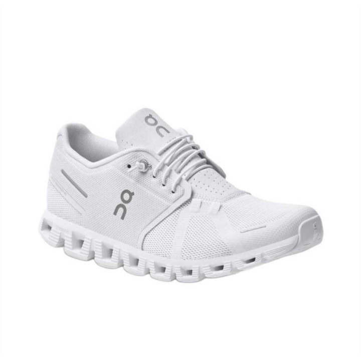 【100% Genuine】On Running Cloud 5 White Low Top Wear-resistant Hiking ...