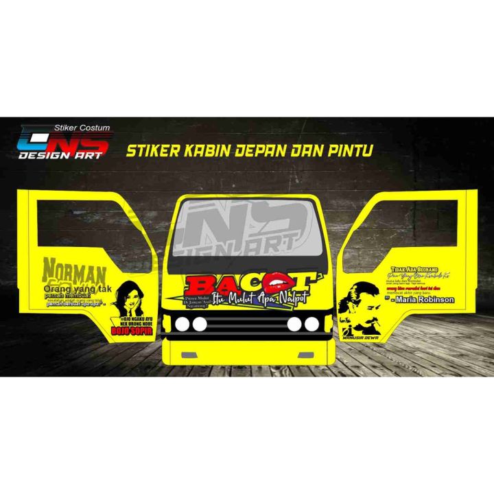 stiker truk ragasa depan dan pintu | Lazada Indonesia