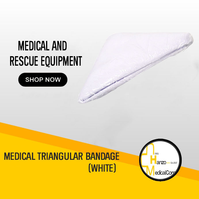 MEDICAL TRIANGULAR BANDAGE (WHITE) | Lazada PH