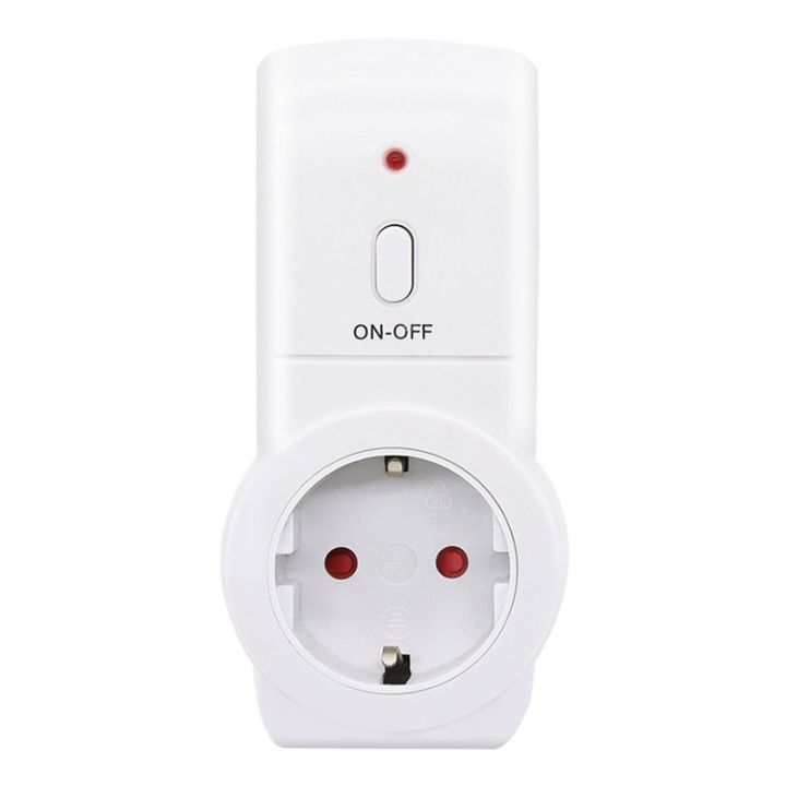 EU Plug Wall Socket Switch Wireless Remote Control Smart Timer 220V ...