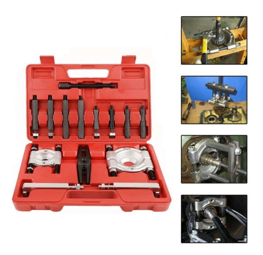14PCS Universal Gear Pullers Bearing Separator and Puller Set Removal Kit 2 and 3 Splitters ...