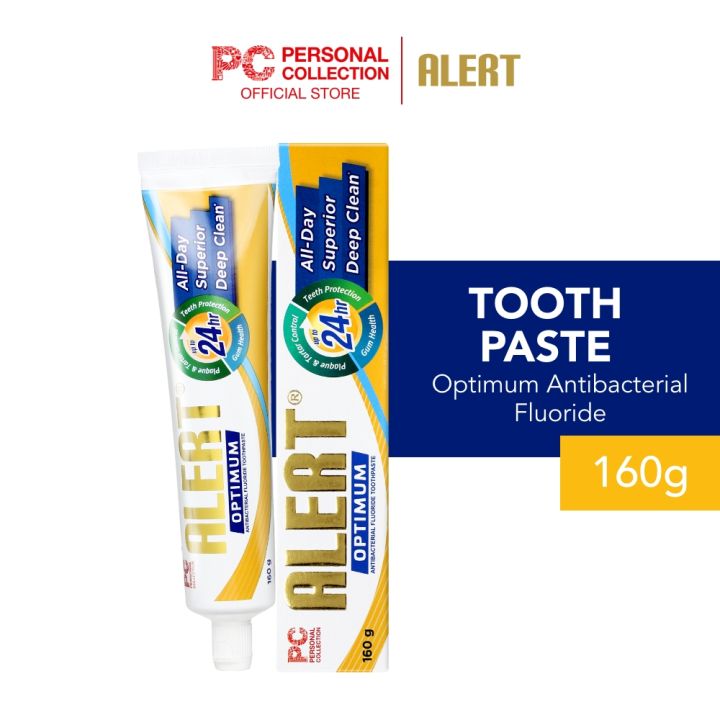 Alert Optimum Fluoride 24hrs Toothpaste 160g Personal Collection ...