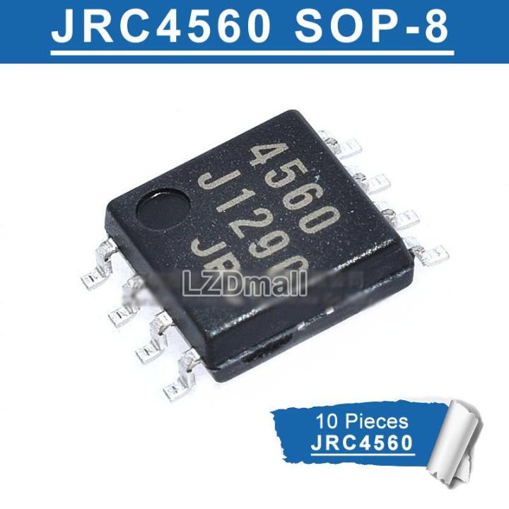 10pcs JRC4560 SOP-8 NJM4560M JRC 4560 SOP8 SMD Dual Op Amp Amplifier IC Chip new original | Lazada