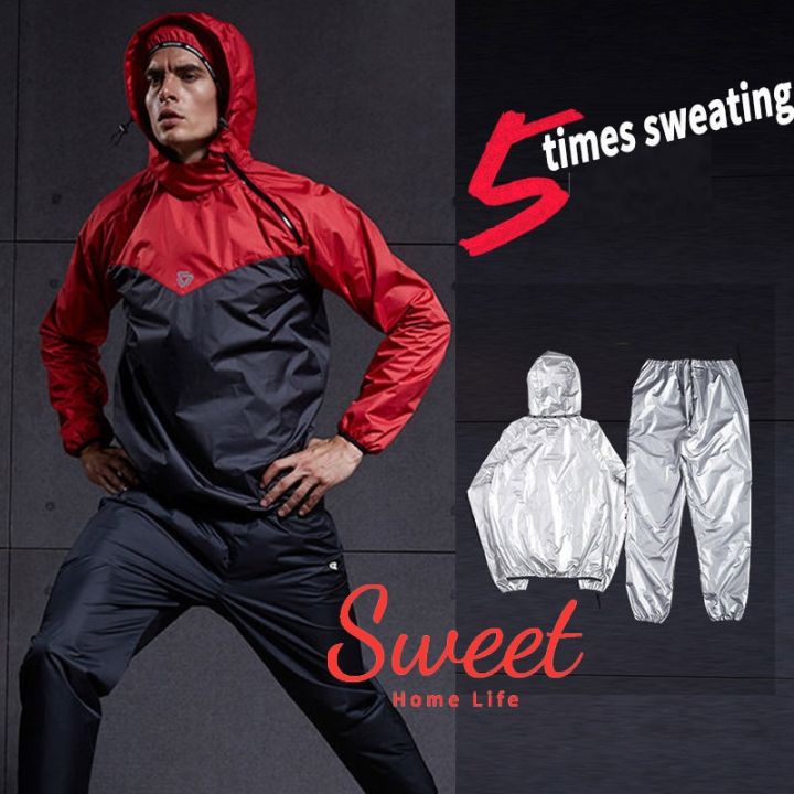 ＜924＞ Ready Stock Fitness Loss Weight Sauna Suit for Men Sauna Jacket ...