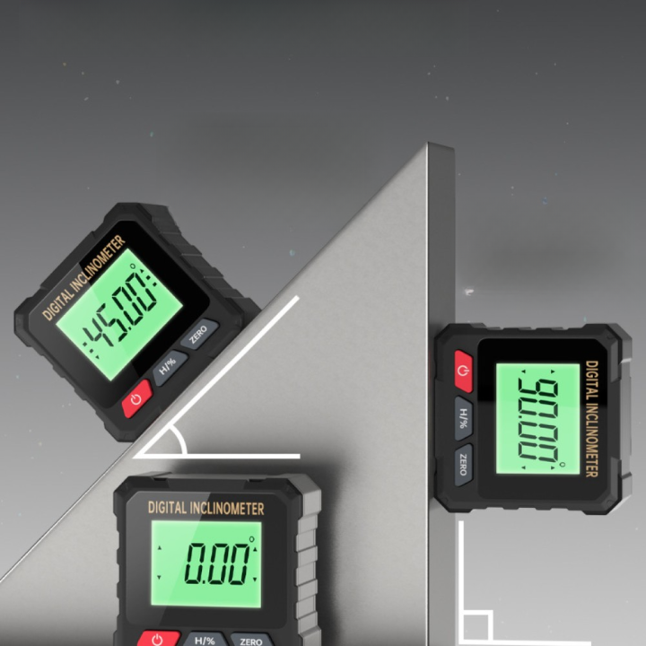 Unnicoco Dual Mode Digital Inclinometer with Magnetic Base and Dual ...